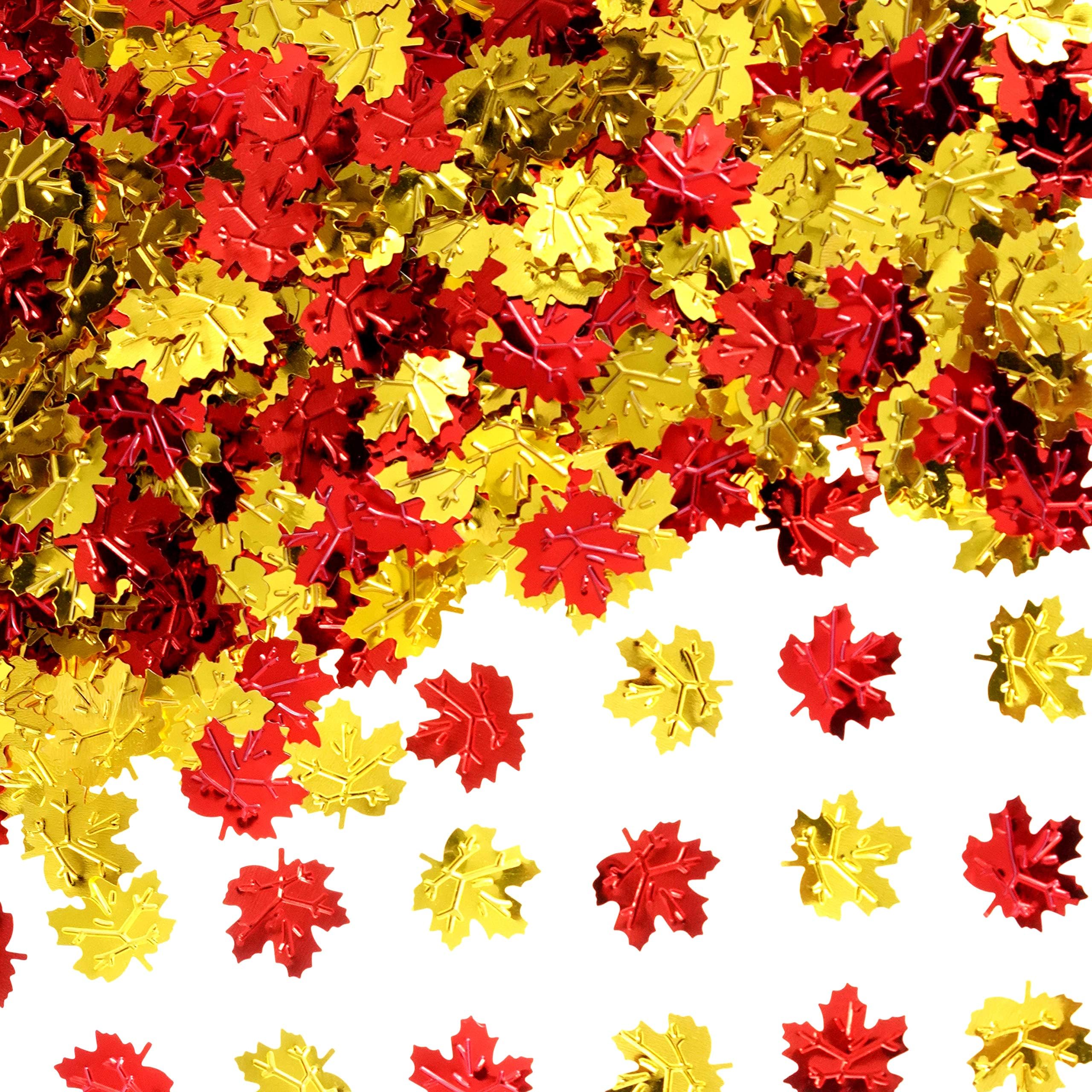 Amazon.com: Fall Party Table Scatter Confetti - Thanksgiving Day Maple ...
