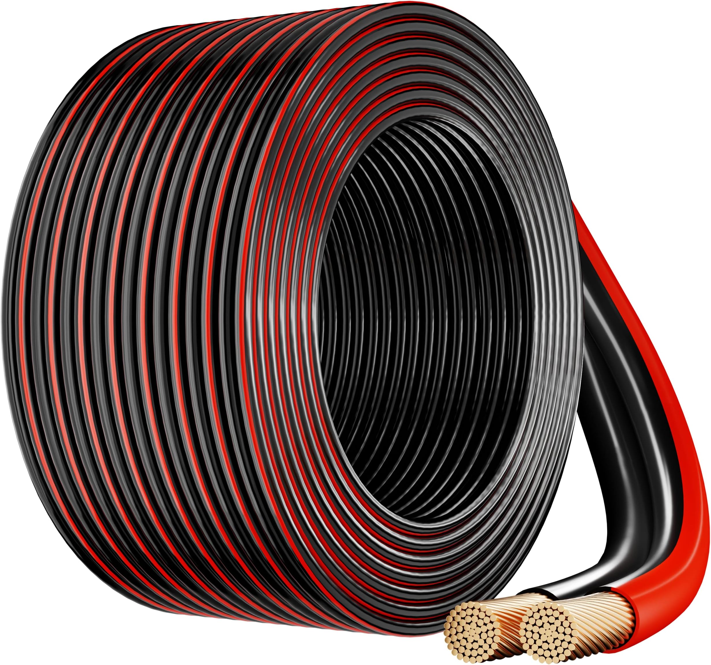 MX Speaker Wire Cable OFC Copper Oxygen Free 14 AWG Gauge 2 Conductor ...