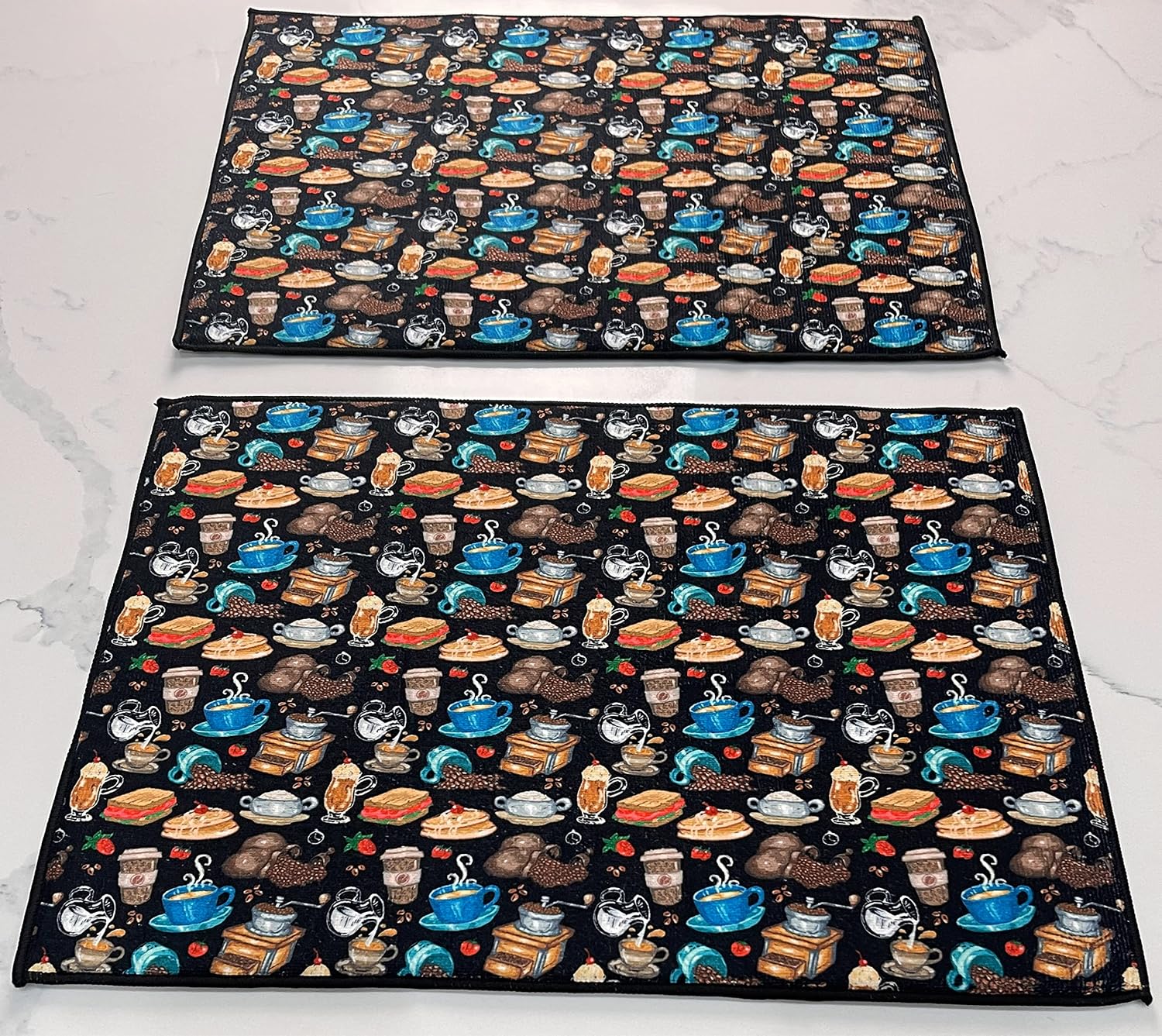 Amazon.com: UpNUpCo Artistic Colorful Dish Drying Mats - Unique & Cute ...