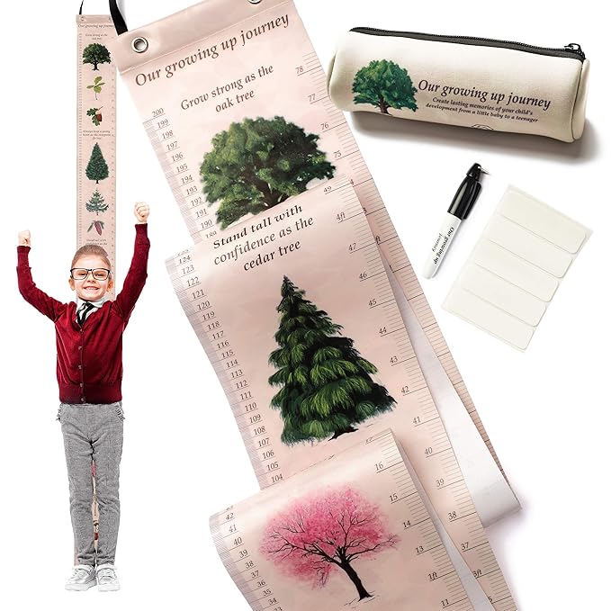 Amazon.com: Growth Chart for Kids - Height Measurement Ruler from Baby ...