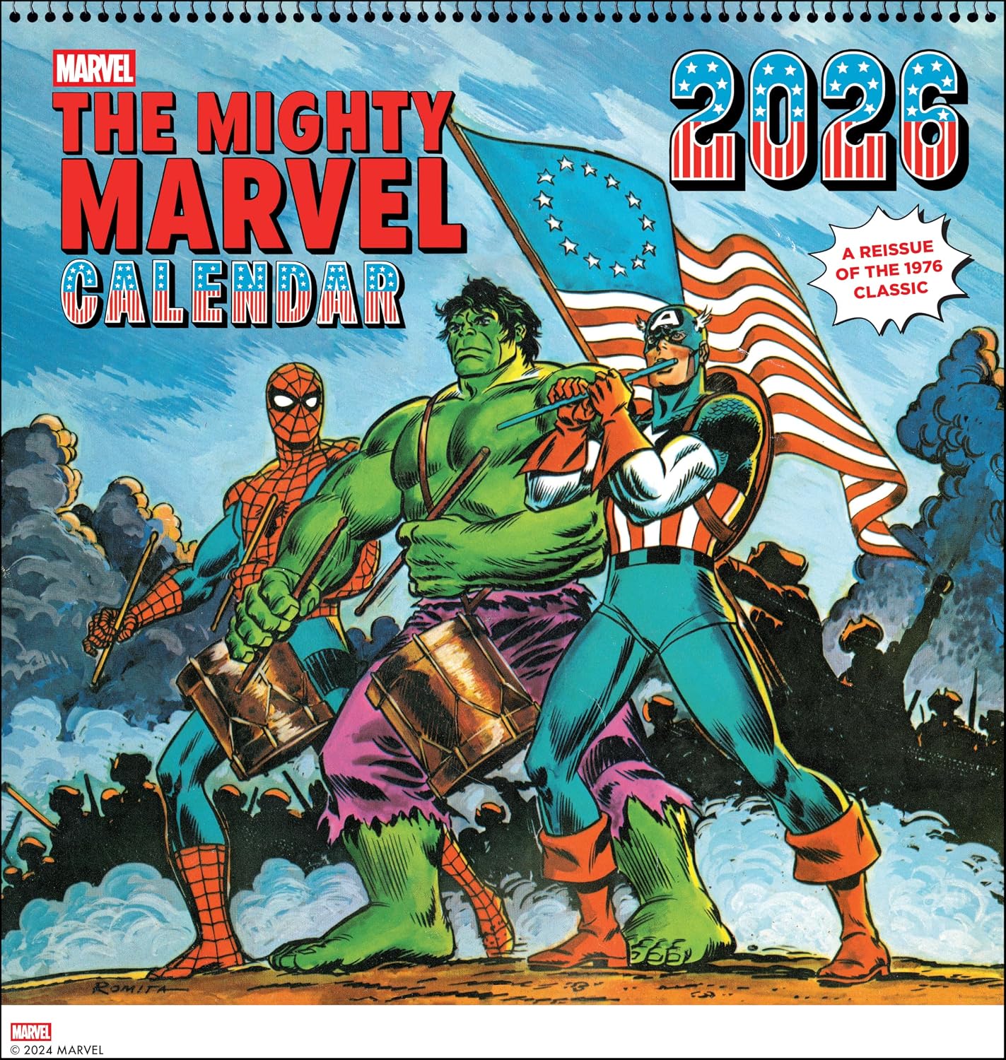 Mighty Marvel 2026 Wall Calendar: A Reissue of the 1976 Classic: Marvel ...