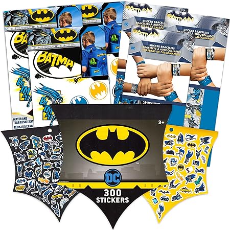 Amazon.com: BATMAN STICKER PACK, 36 STICKERS INCLUDED : Toys & Games