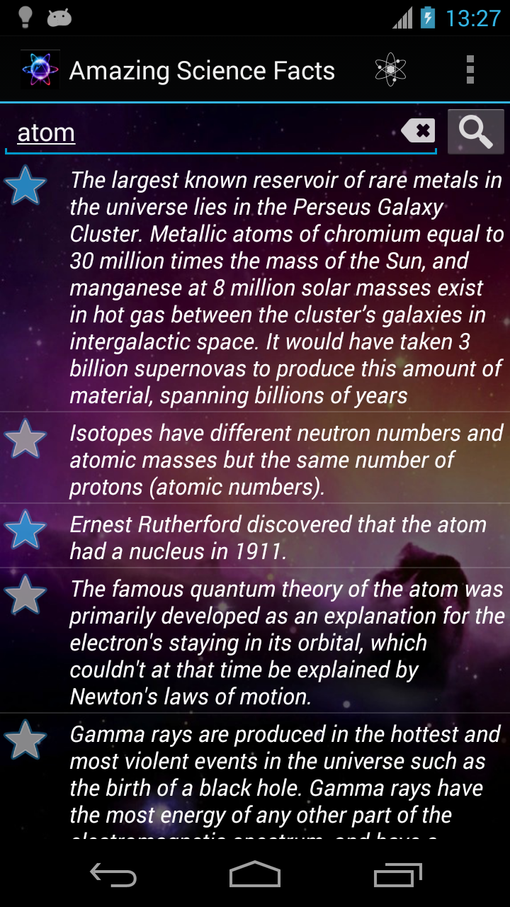 Daily Amazing Science facts - App on Amazon Appstore