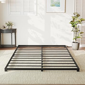 Amazon.com: Vecilla 3 Inch Full Size Bed Frame Heavy Duty Metal ...