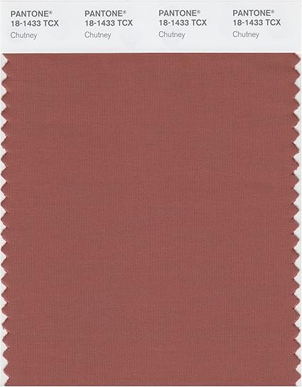 PANTONE SMART 18-1433X Color Swatch Card, Chutney - Wall Decor Stickers ...