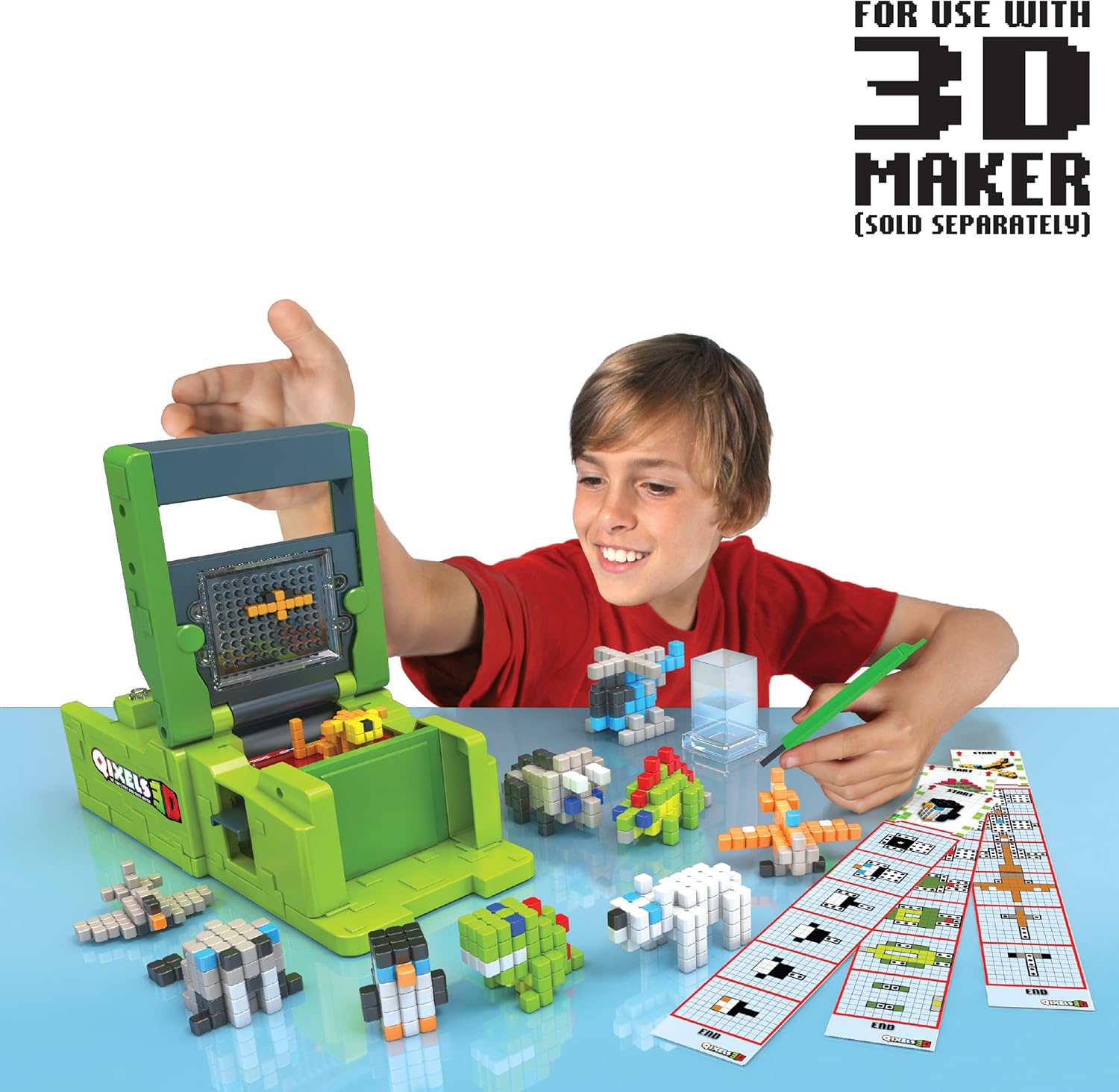 Qixels 87098 “3D Theme Pack Toy – BigaMart