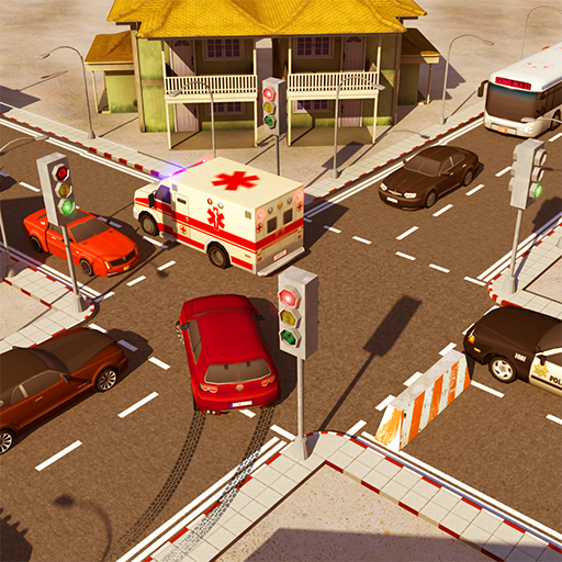 City Traffic Control Simulator 2018: Traffic Lanes Rush Intersection ...