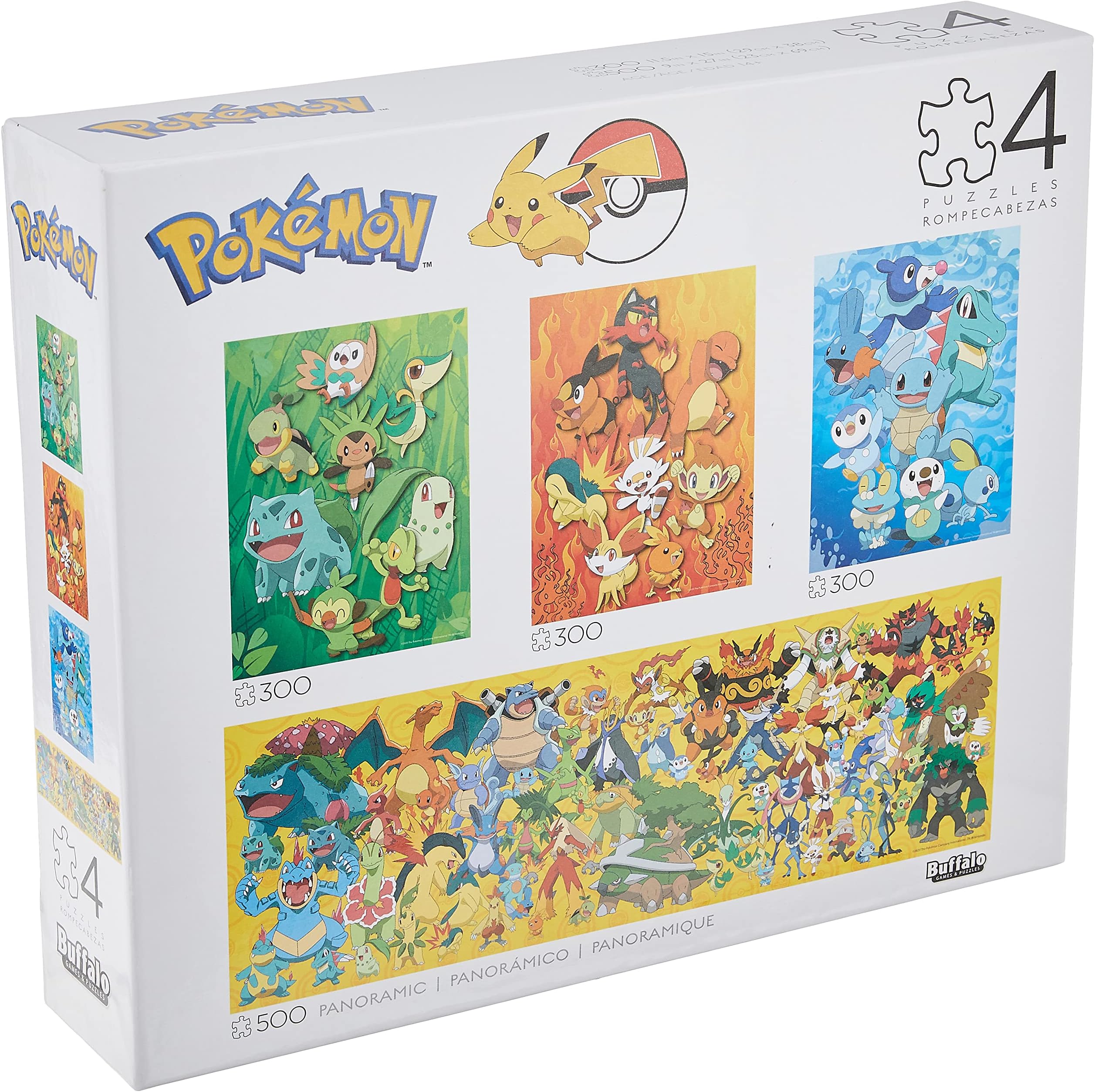 Buffalo Games - 4 in 1 Multipack - Pokemon, 500 : Amazon.com.au: Toys ...
