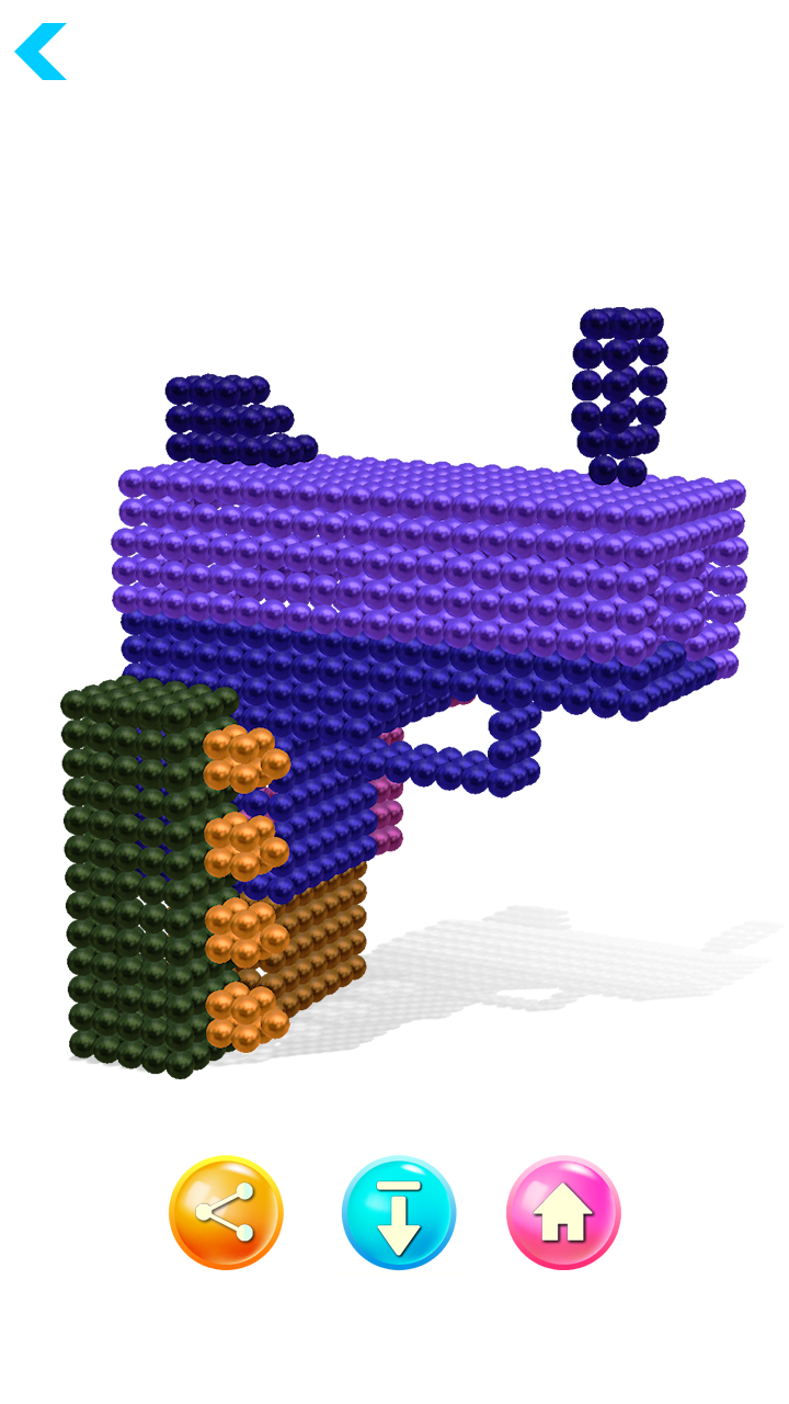 Weapons Magnet World 3D - Build by Magnetic Balls - App on Amazon Appstore