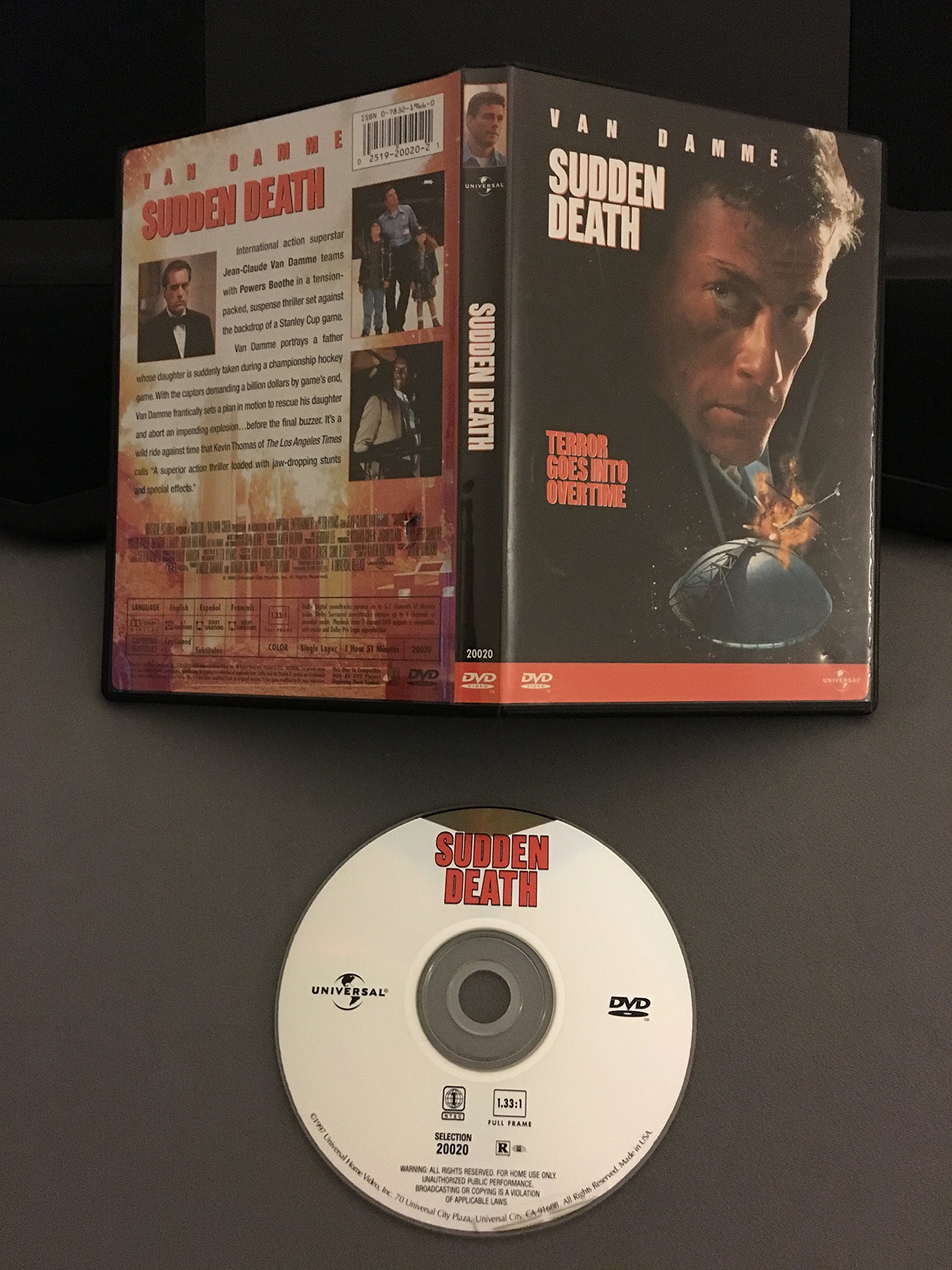 Amazon.com: Sudden Death [DVD] : Jean-Claude Van Damme, Powers Boothe ...