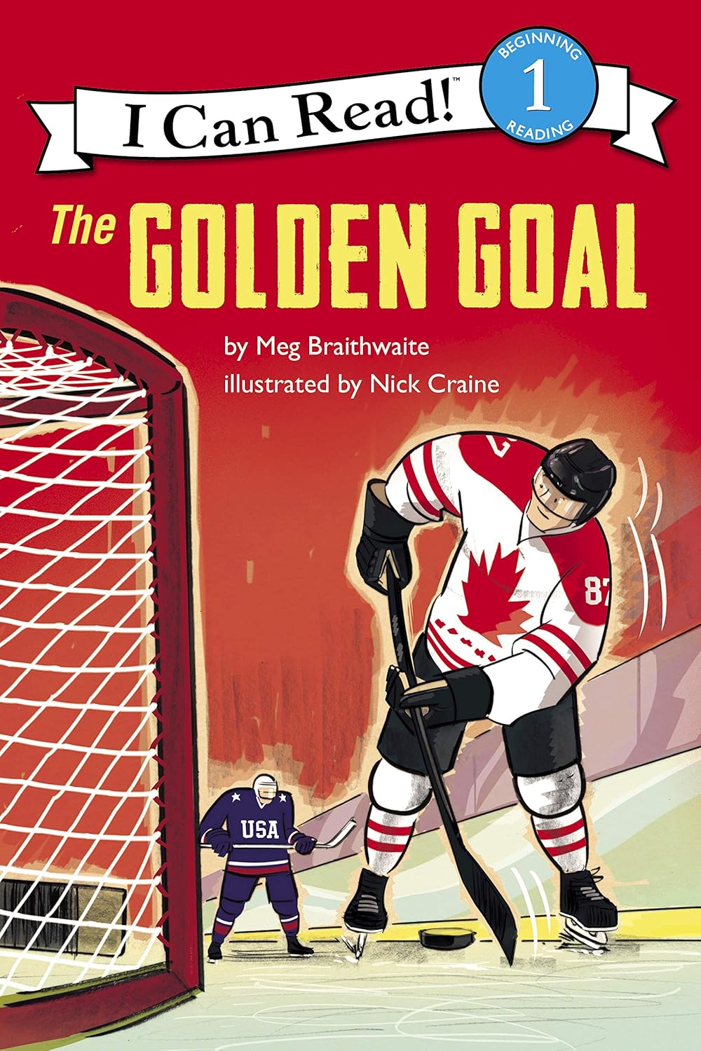 Amazon.com: I Can Read Hockey Stories: The Golden Goal (I Can Read ...