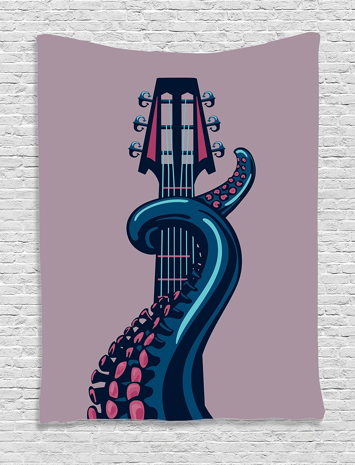 Amazon.com: Ambesonne Octopus Decor Tapestry, Octopus Tentacle is ...