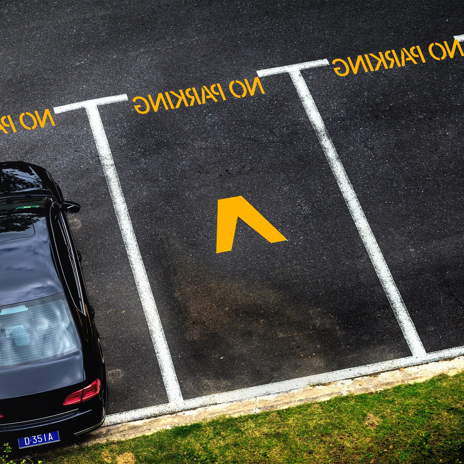 Snapklik.com : Qilery 2 Pcs 4 Pavement Marking Stencils Reusable ...