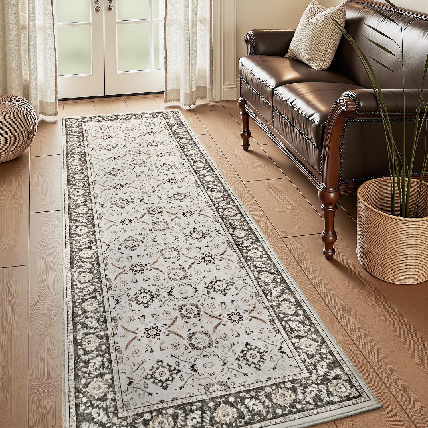 Runner Rugs 2x8ft Vintage Hallway Runners Machine Washable Carpet ...