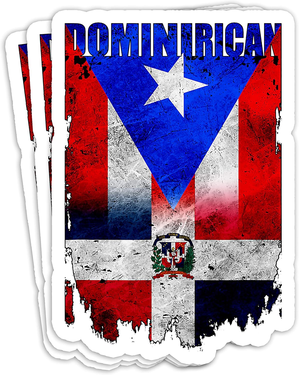 Amazon.com: DominiRican Dominican and Puerto Rican Flag Dominican Flag ...