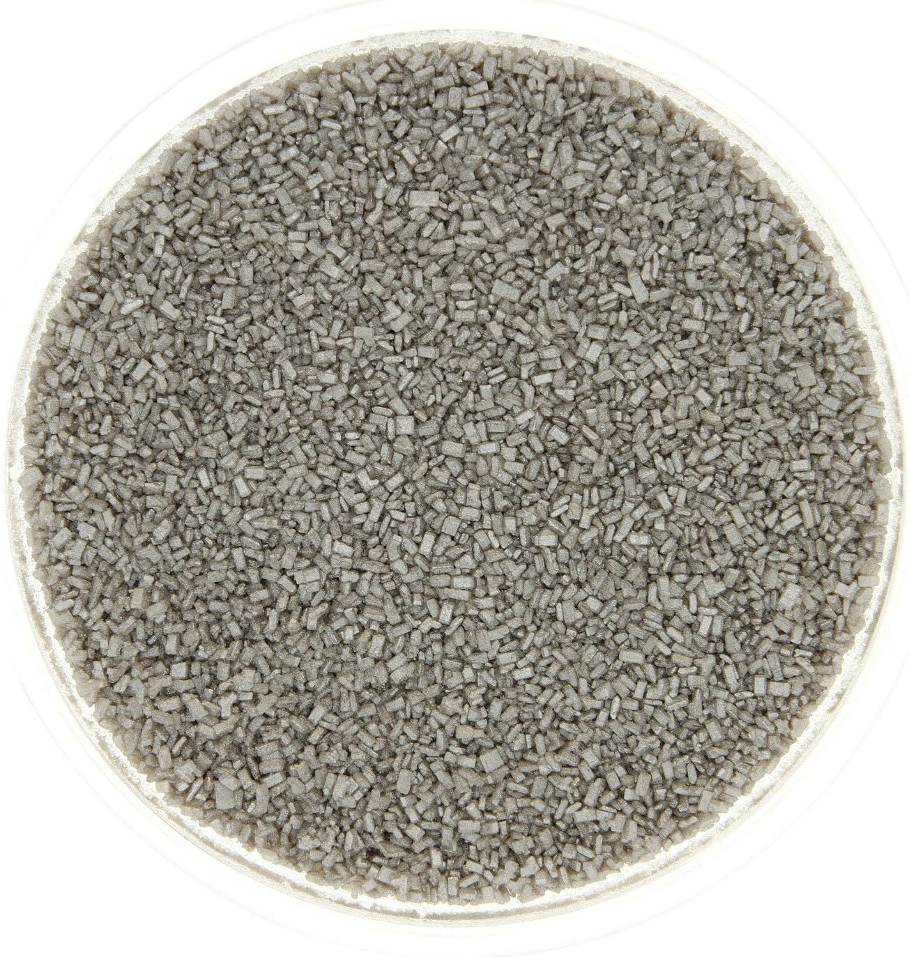 Amazon.com: Metal Sheen Colors Silver Sheen Sanding Sugar 8 oz. Tub ...