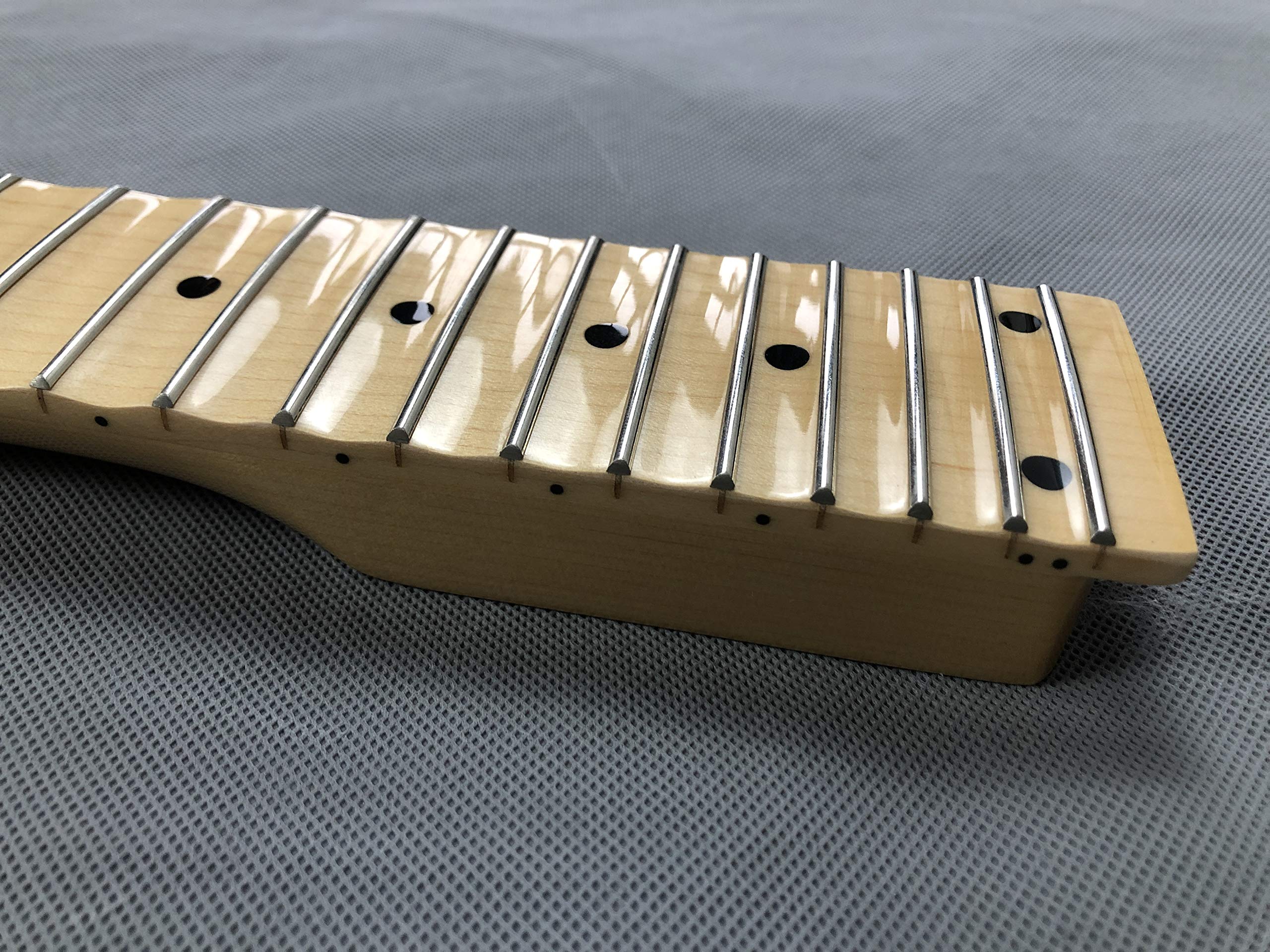 24 Fret Replacement Neck Maple Electric Guitar Neck - 25.5" Scale, 24 ...