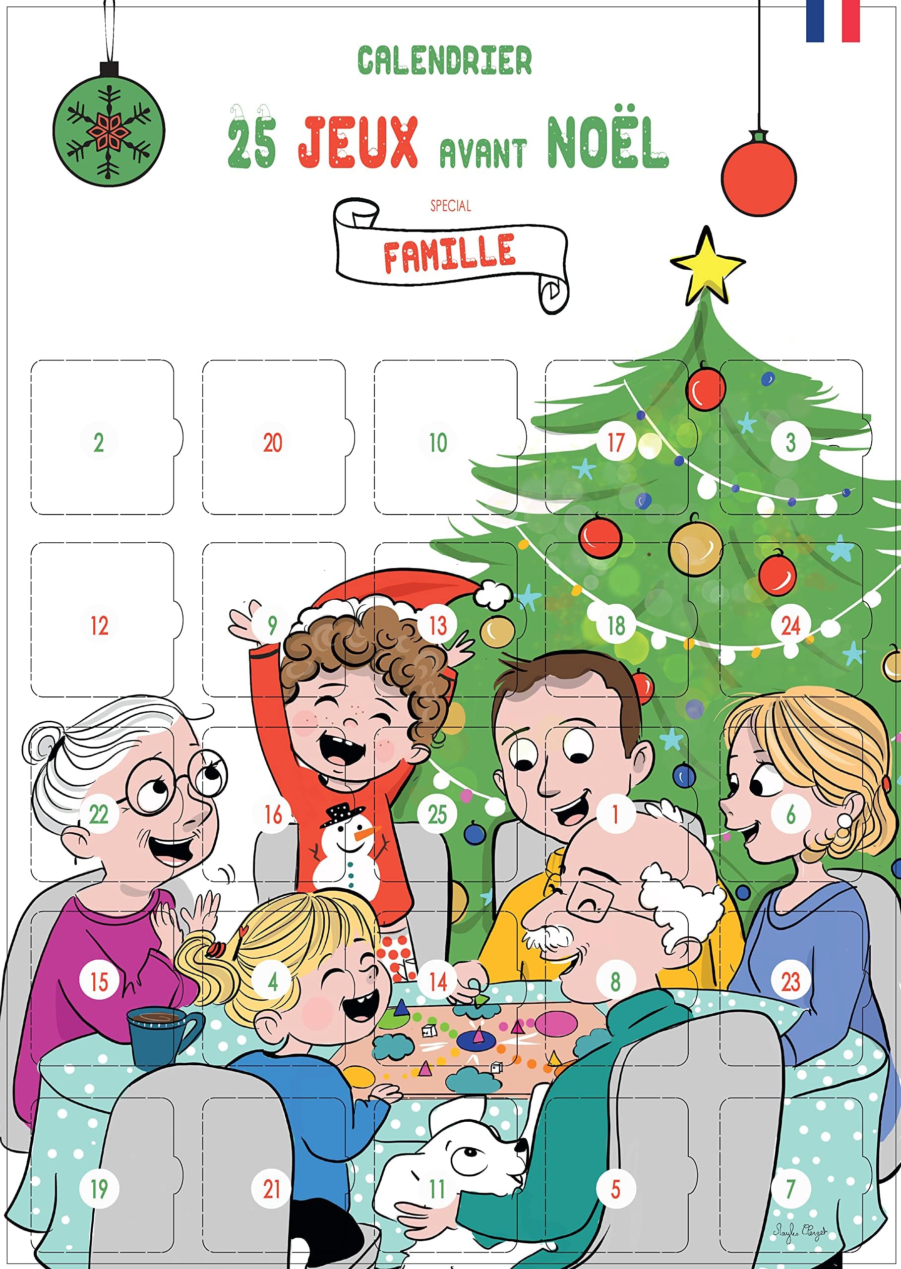 Calendrier de l’avent Famille – 25 jeux en Famille pour Enfants 2 à 10 ...