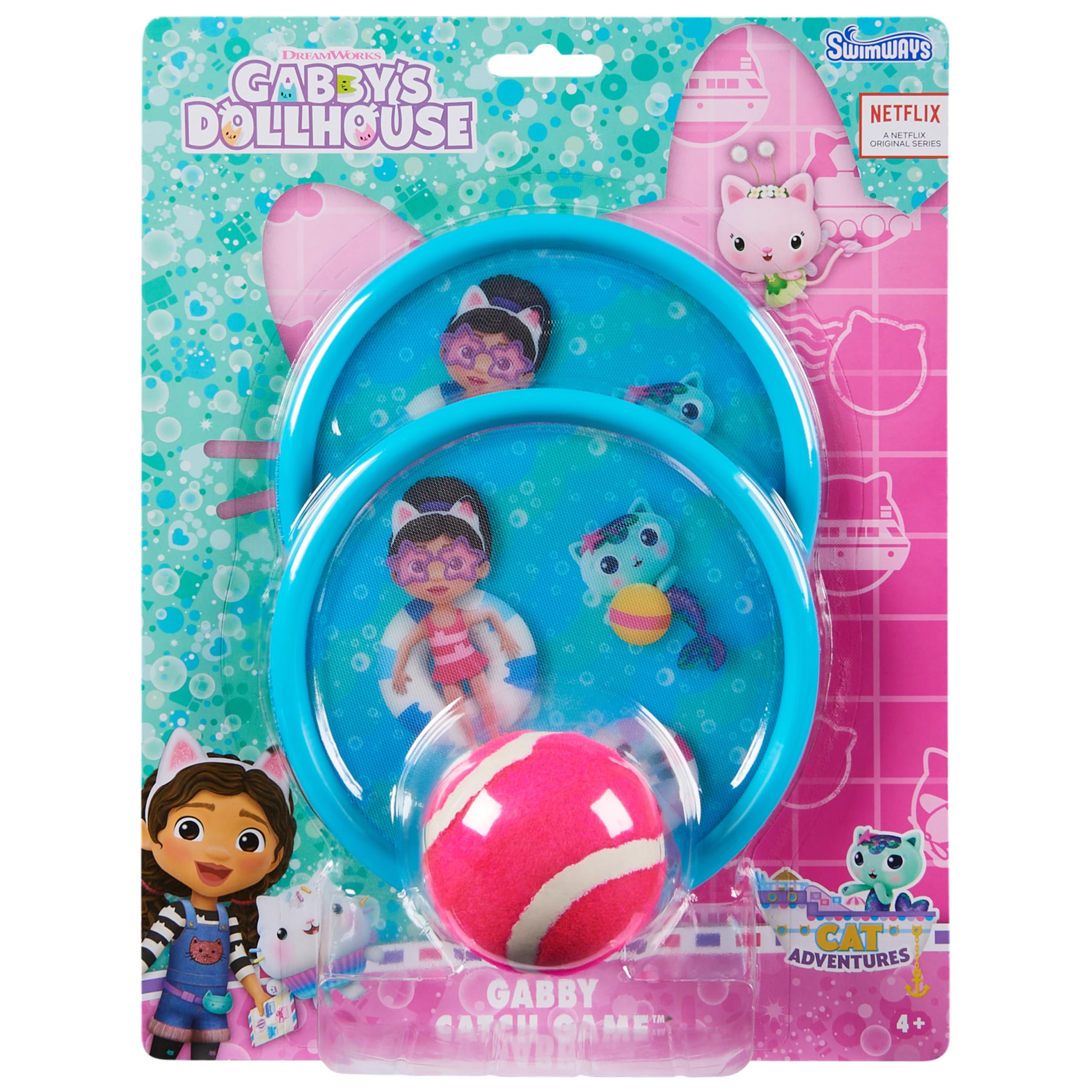 Snapklik.com : Swimways Gabbys Dollhouse Catch Game, Swimming Pool ...