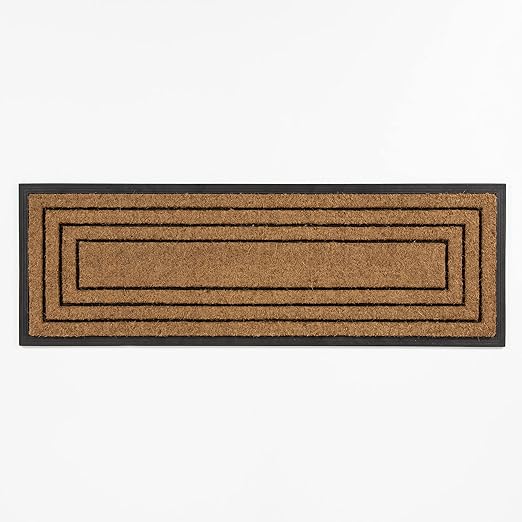 MUD STOPPER Door Mat Outdoor | 100% Natural Outdoor Front Door Mats ...