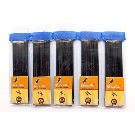 Win Guide Pens Refills | 30 Pcs Black Refills | 0.6 mm Sharp Tip for ...