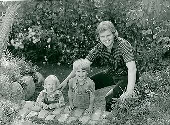 Vintage photo of Opera singer Gösta Winbergh together with his two ...