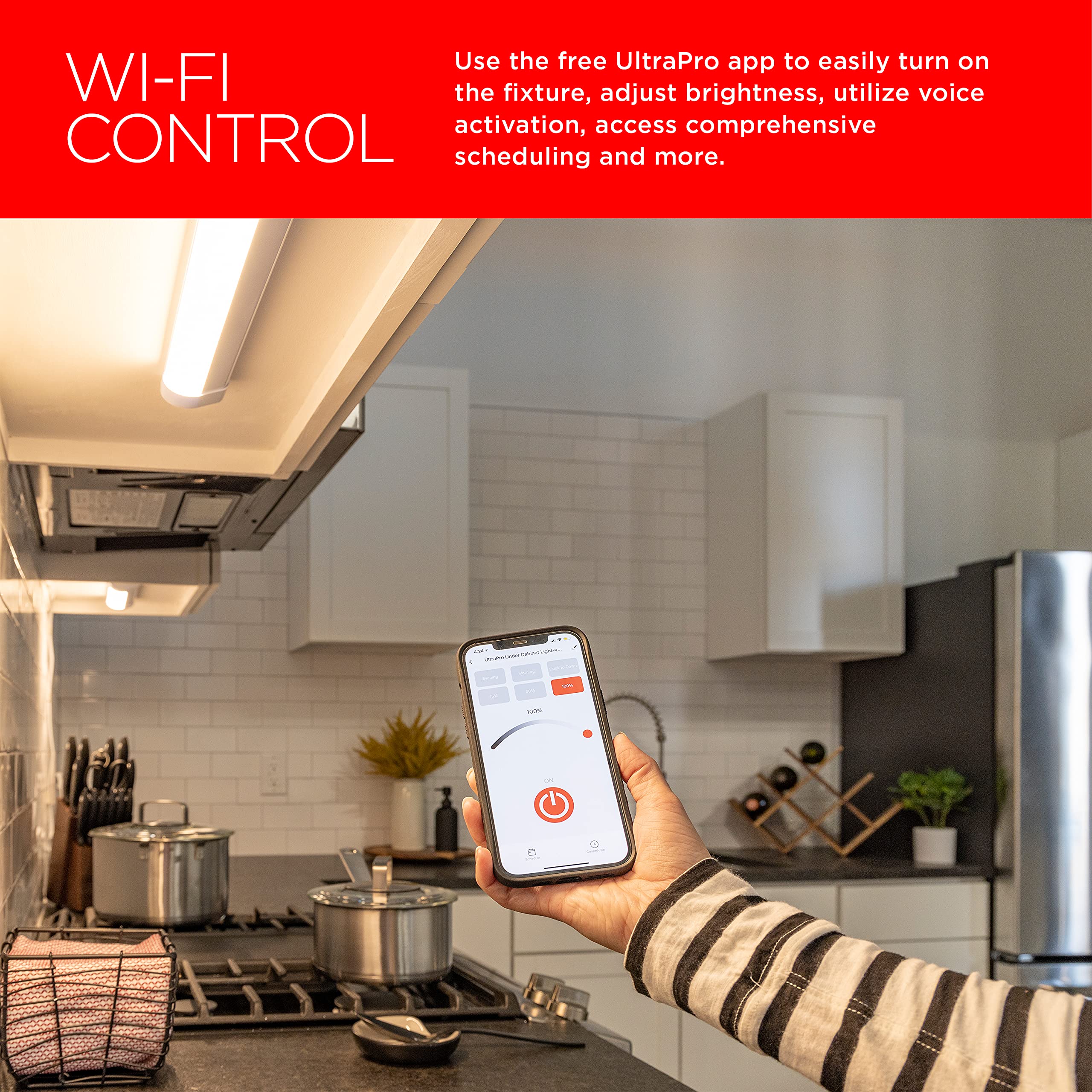 Snapklik.com : UltraPro 18 Inch Smart Plug-in Linkable Under Cabinet ...