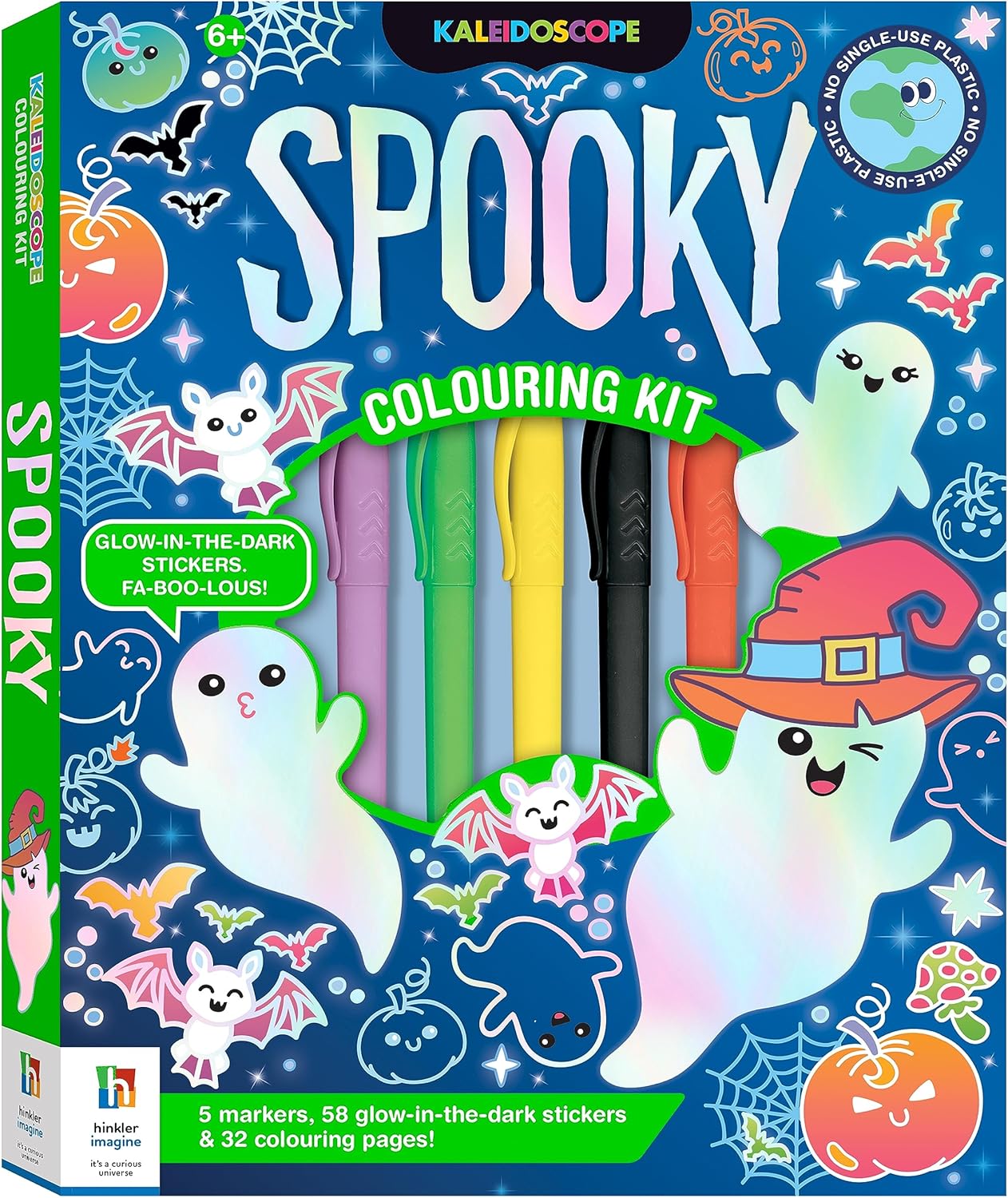 Kaleidoscope Spooky Colouring Kit (Halloween) : Pty Ltd, Hinkler: Amazon.co.uk: Books