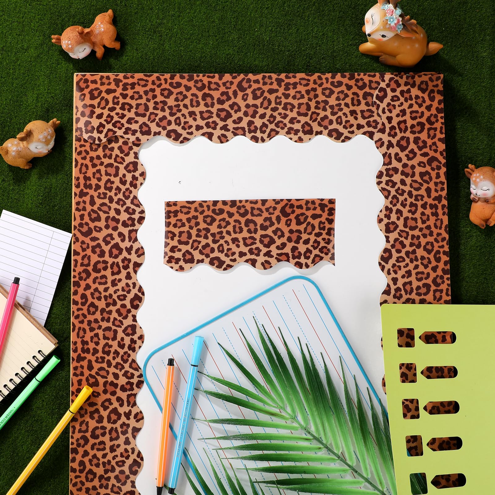 Snapklik.com : 99 Feet Leopard Print Bulletin Board Borders Animal ...