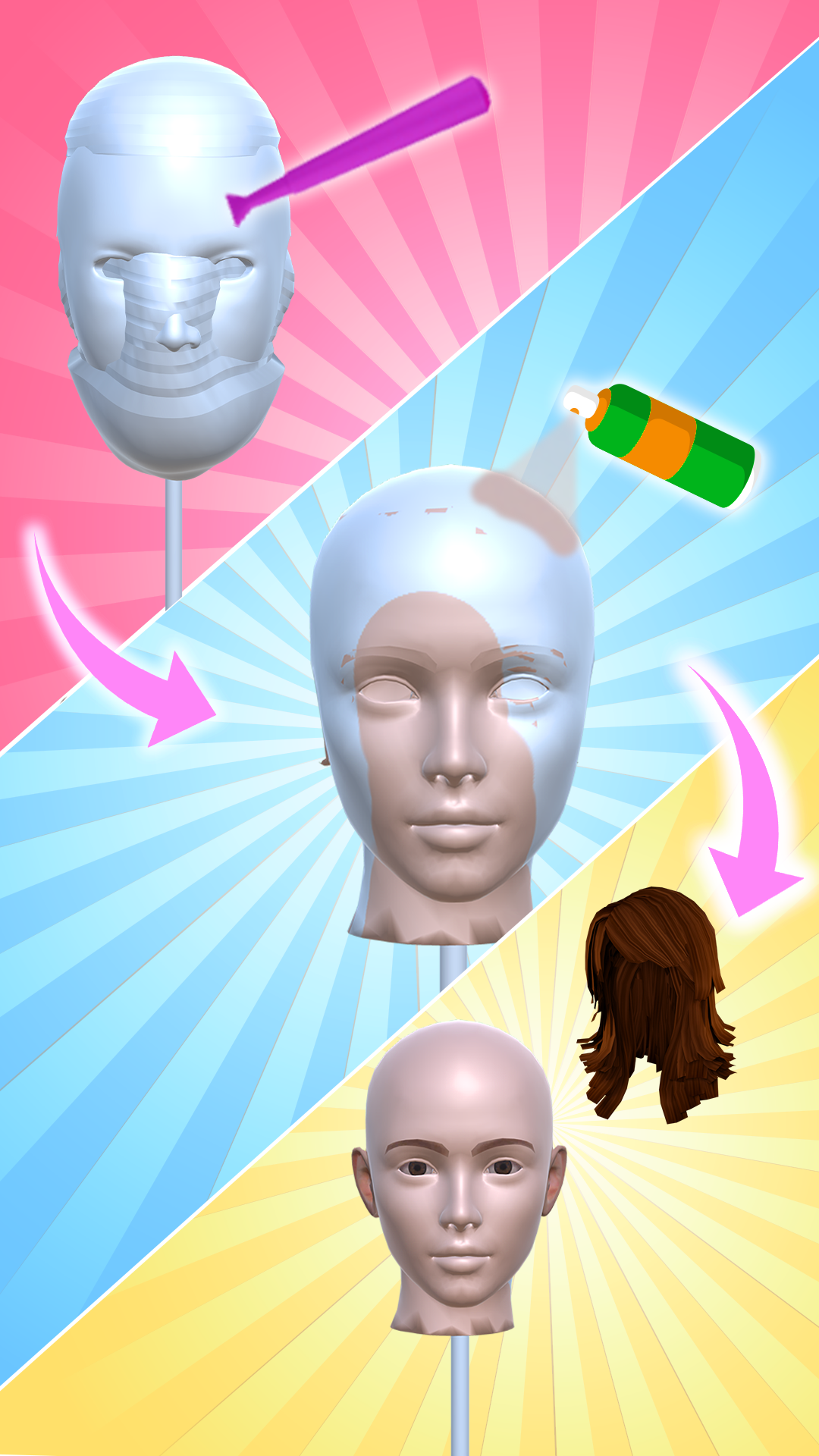 Face Sculpt 3D - Sculpt People and Animals in Face Sculpting Games ...