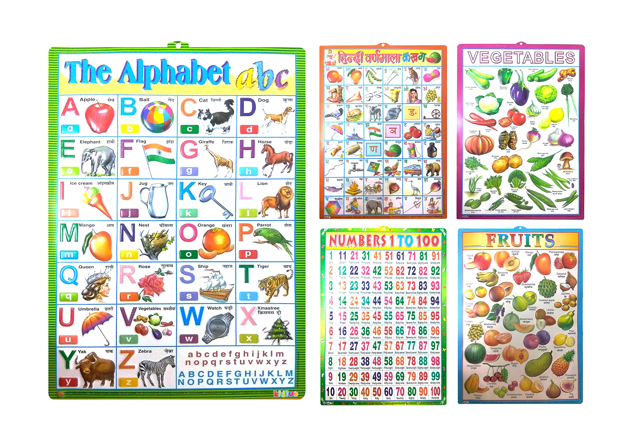 Buy KIDIVO Educational Early Learning Plastic 3D Embossed Alphabets ...