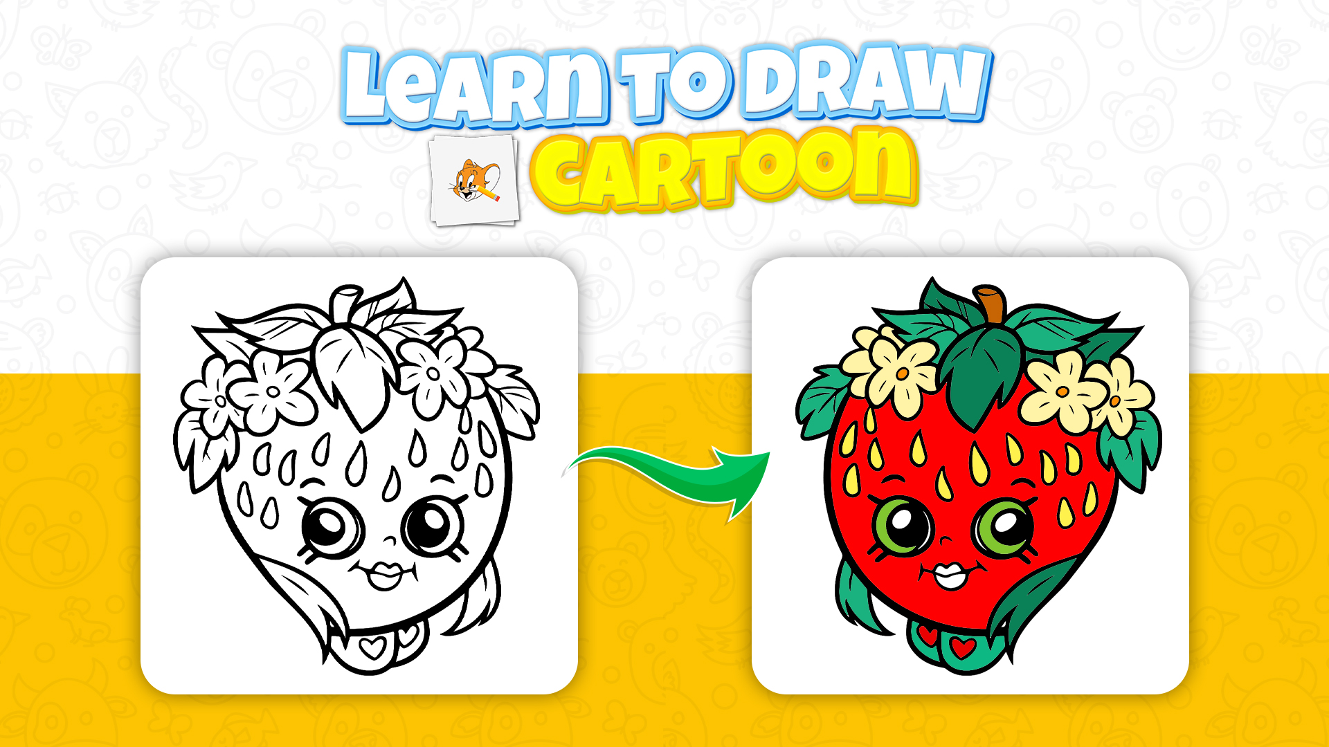 Learn to Draw and Color Cartoons - Coloring Book - Aplicativo na Amazon ...