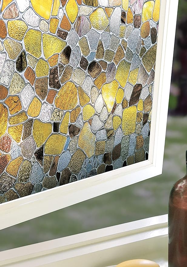 Amazon.com: Artscape First Stained Glass Window Film 24" x 36" : Home ...