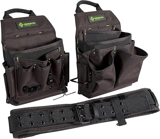 Greenlee 0158-16 Pouch and Belt Combo-Pack, 3-Piece : Amazon.ca: Tools ...