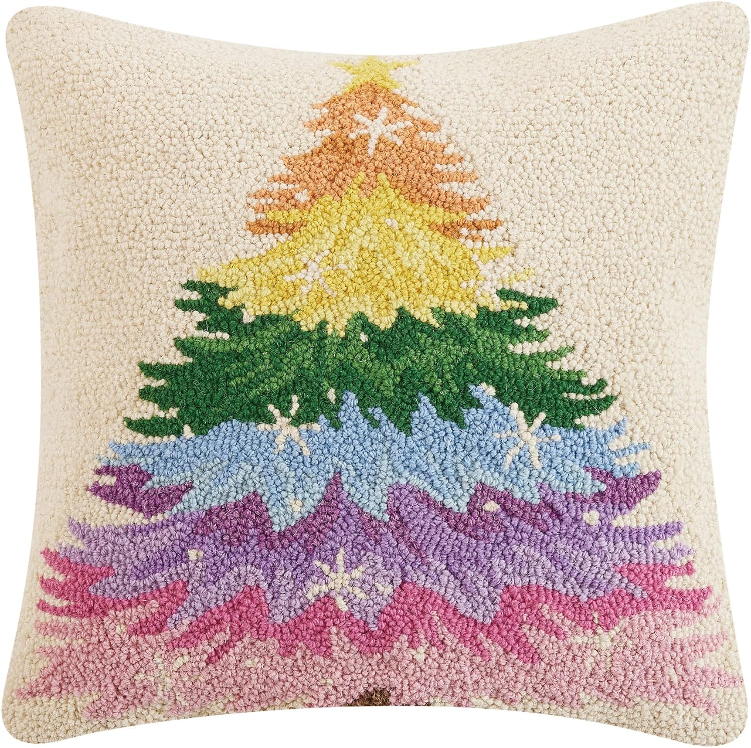 Amazon.com: Peking Handicraft Rainbow Christmas Tree Polyfill Hook ...