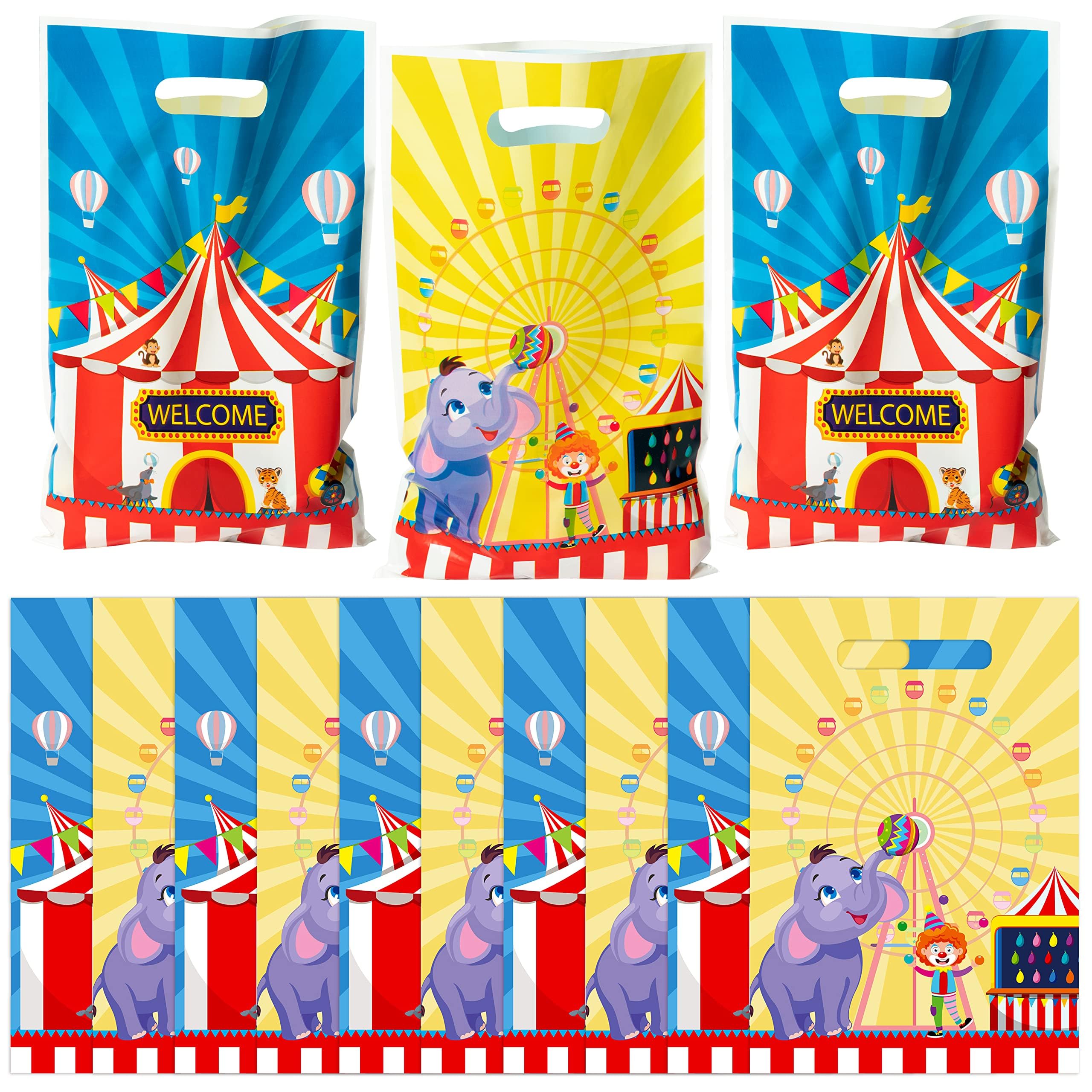 Amazon.com: AwserTantue Circus Carnival Party Favor Bag - 50Pcs ...