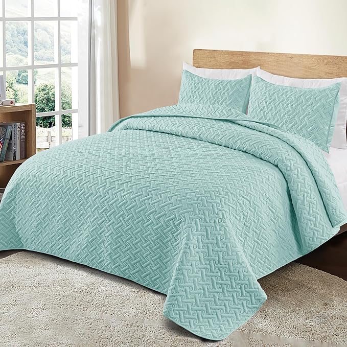 Amazon.com: Exclusivo Mezcla Soft Quilt Set Twin Size, 2 Pieces ...