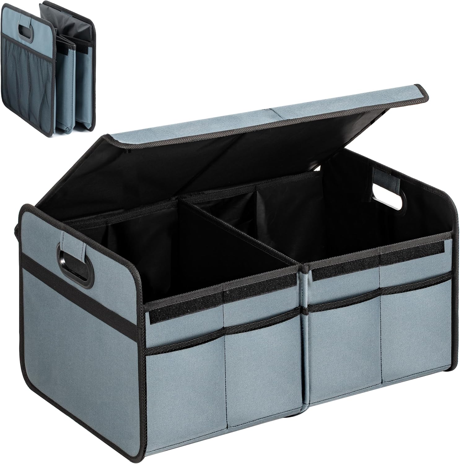 Amazon.com: Simple Deluxe Car Trunk Organizer with Lid, Collapsible 2 ...