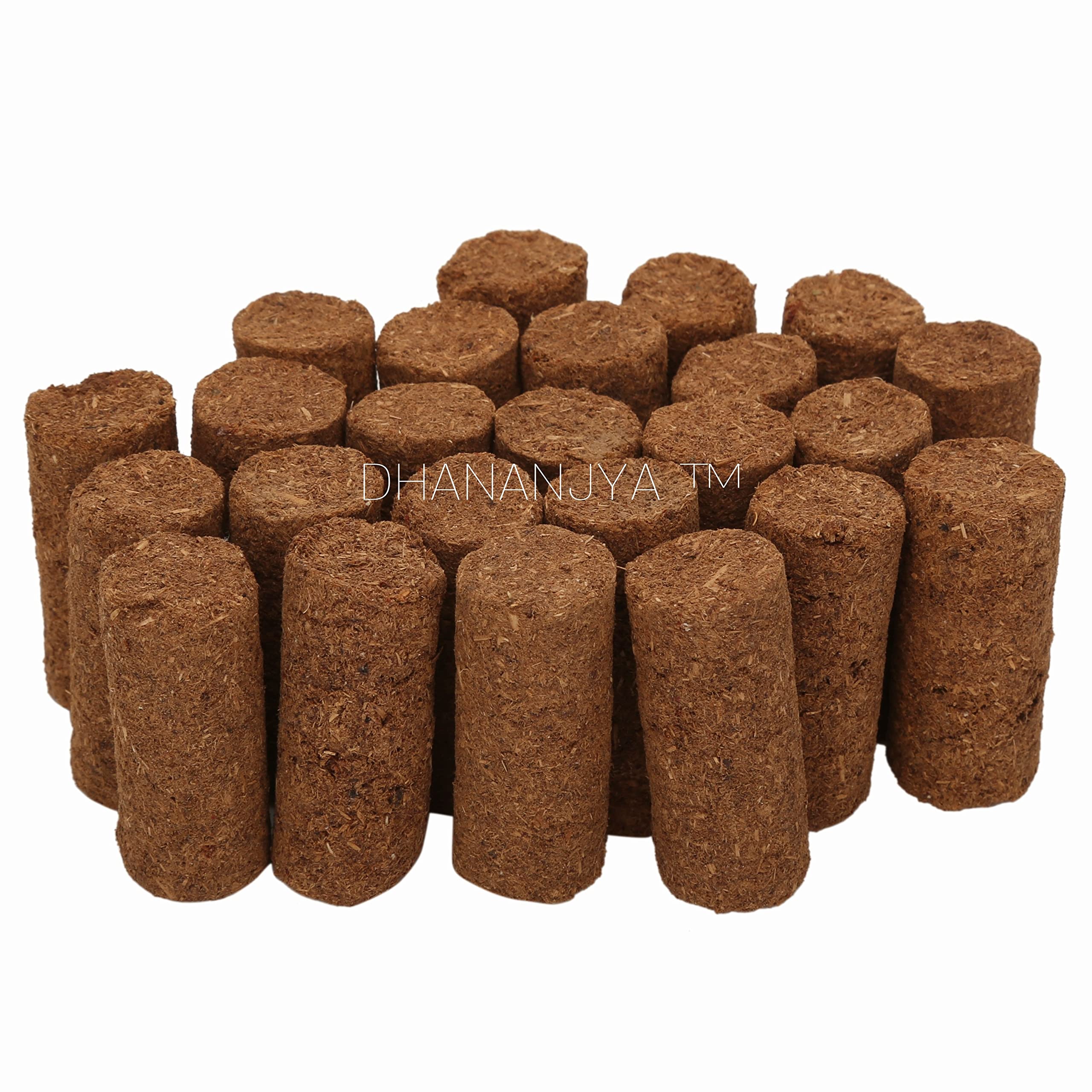 Buy DHANANJYA Natural Cow Dung Sambrani Dhoop Sticks Havan Dhoop Batti ...