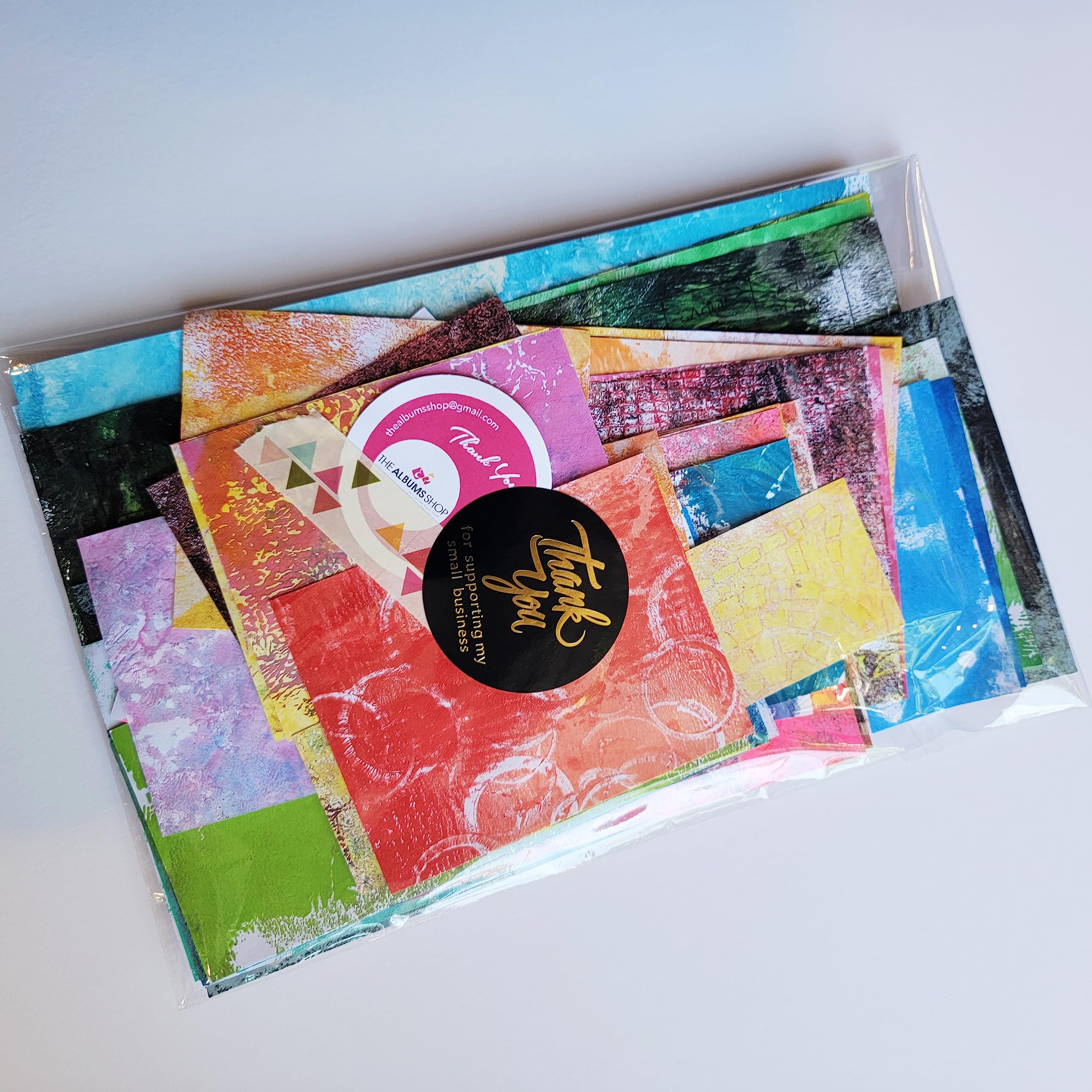 Snapklik.com : Collage Papers: 40 Beautiful Hand Painted Collage Paper ...