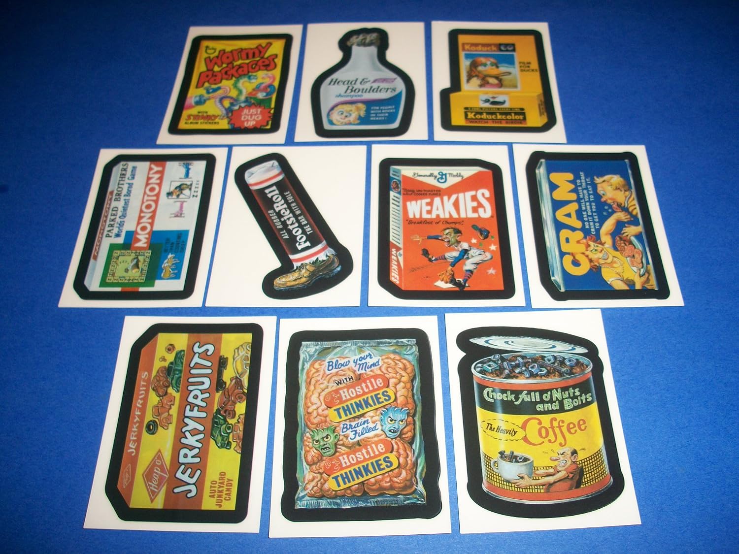 Amazon.com: 2007 Wacky Packages Ans6 Complete Set Whats in The Box 10/ ...