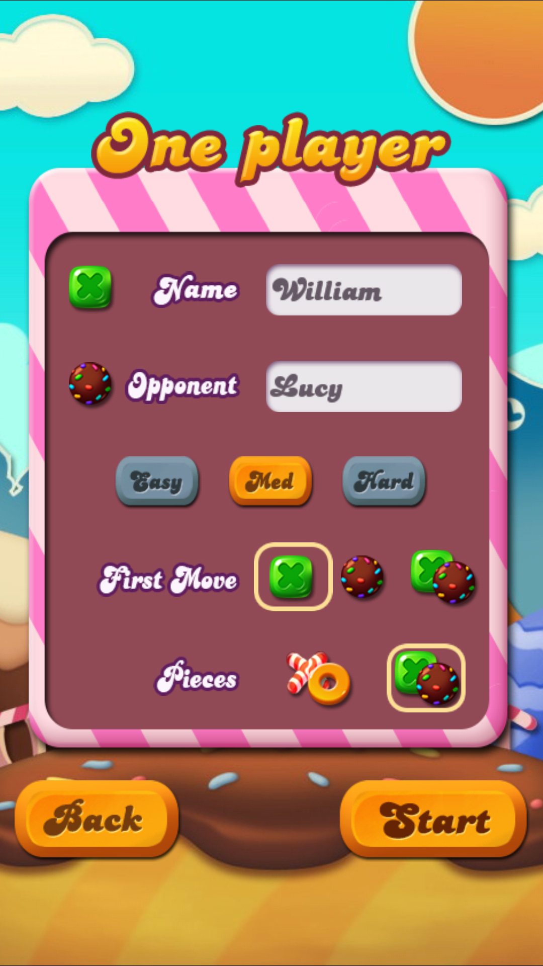 Candy Tic Tac Toe - App on Amazon Appstore