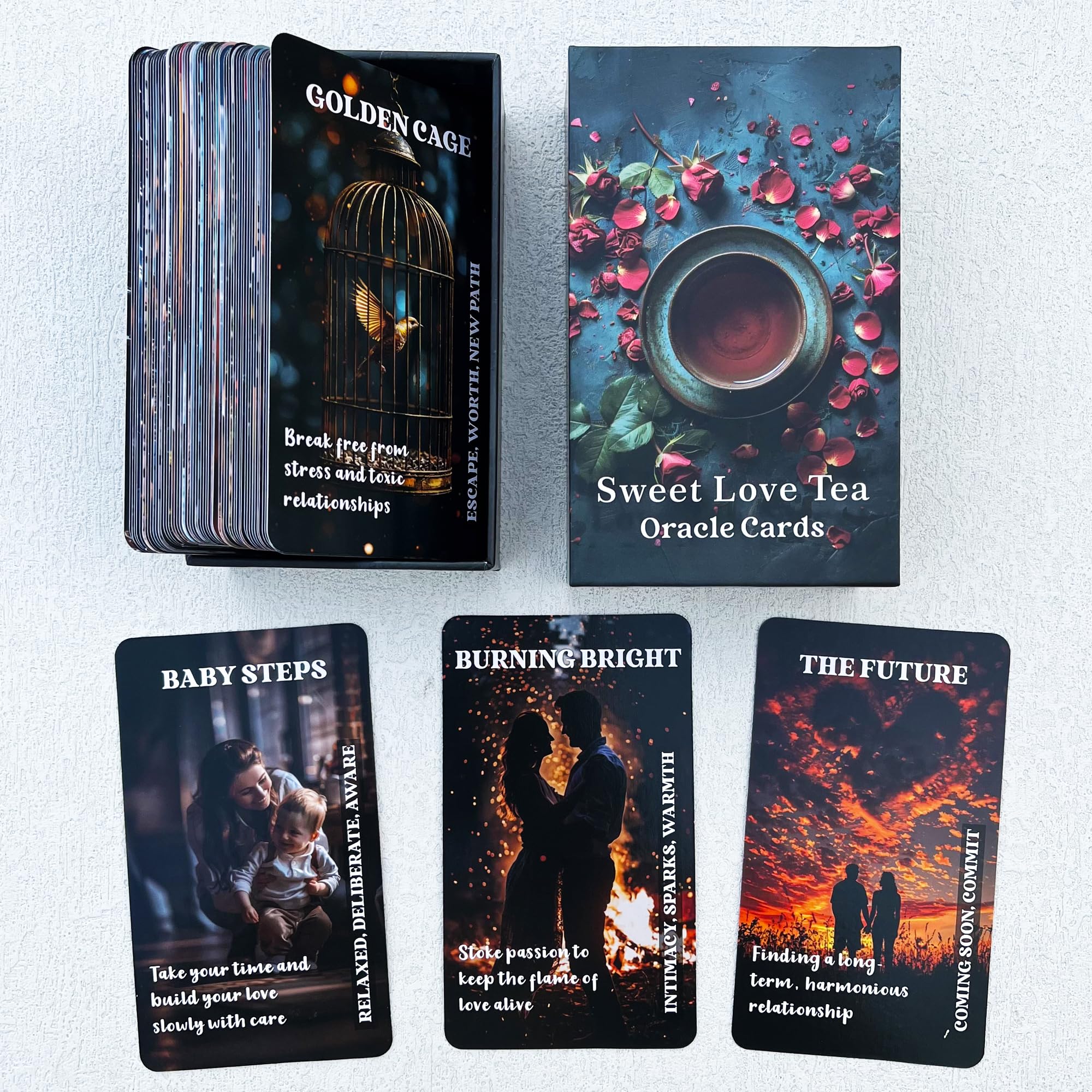 Snapklik.com : Sweet Love Tea Oracle Cards, Twin Flames Soulmates ...