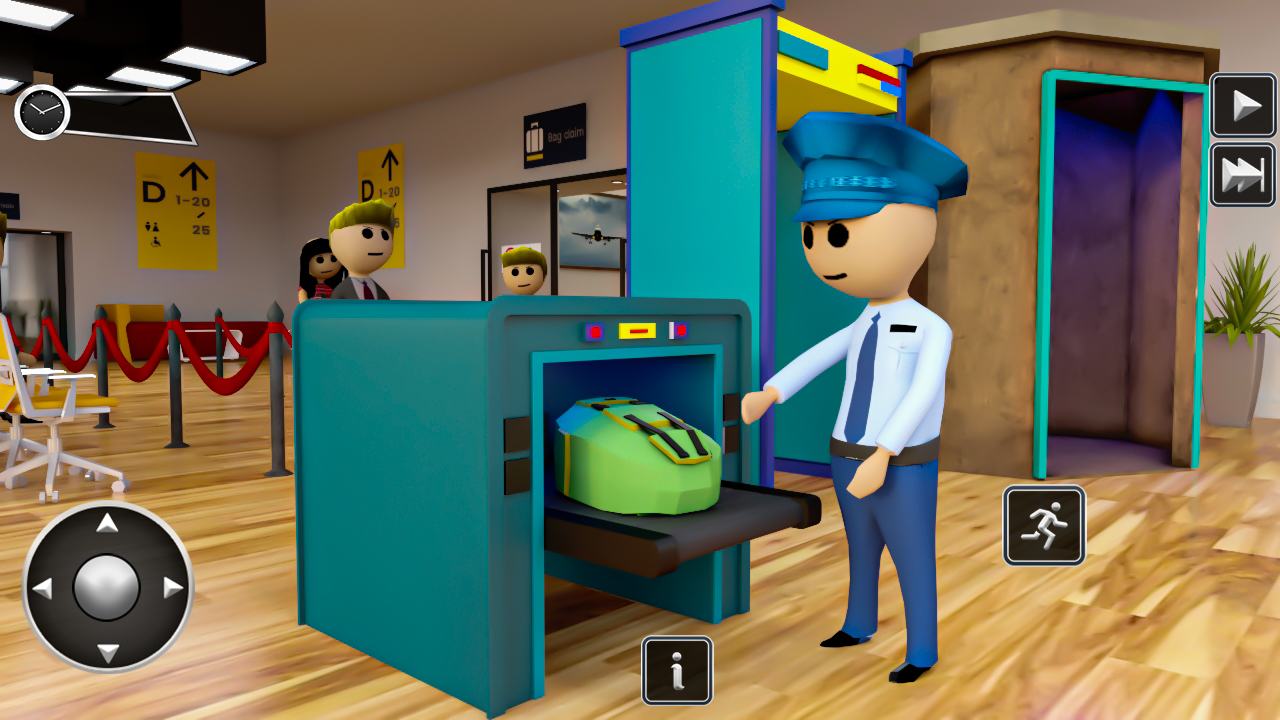 Stickman Airport Security Scanner Manager: Airport Games Free for Kids ...