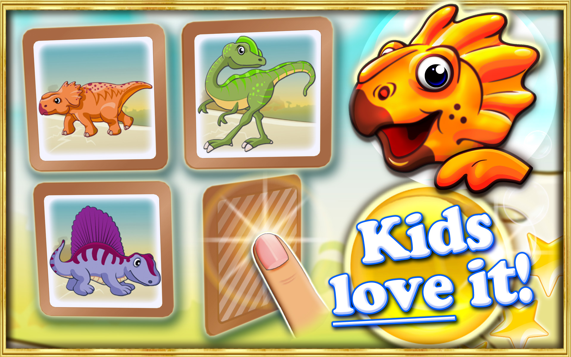 Jurassic dinosaur pairs puzzle for kids and toddlers (boys and girls ...