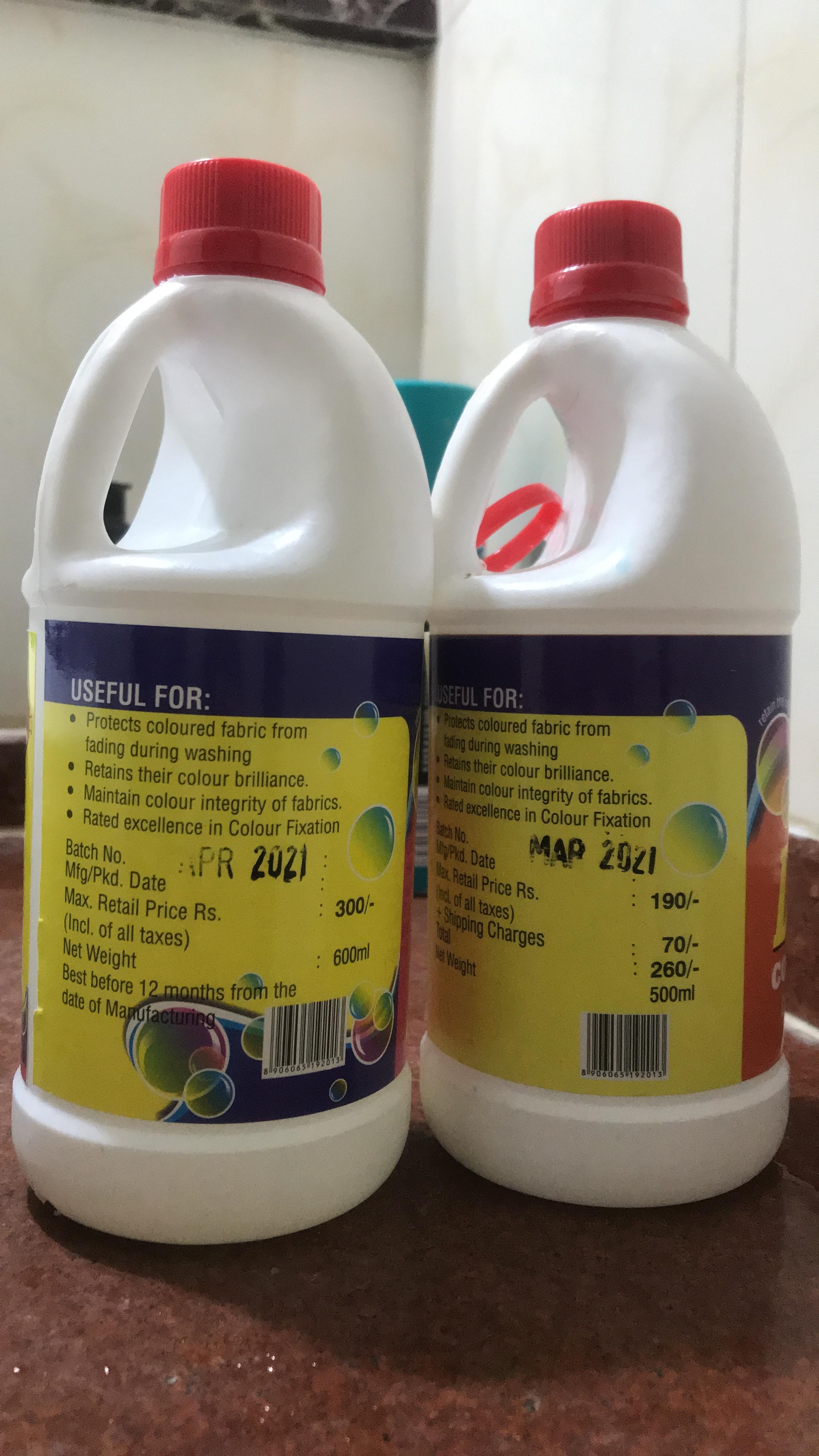 Differ Colour Fixer Liquid(600ml) : Amazon.in: Health & Personal Care