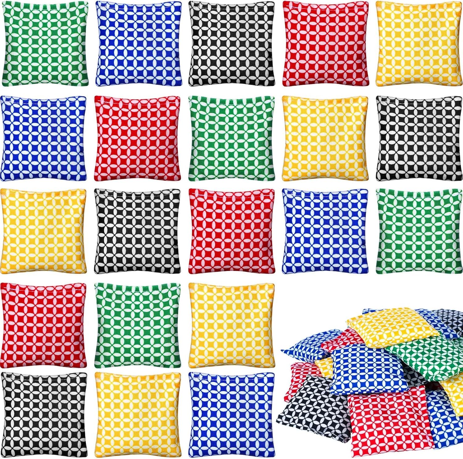 Amazon.com: Libima 40 Pcs Small Bean Bags for Kids Tossing Game Mini Bean Bag Bulk 3.1 x 3.1 ...