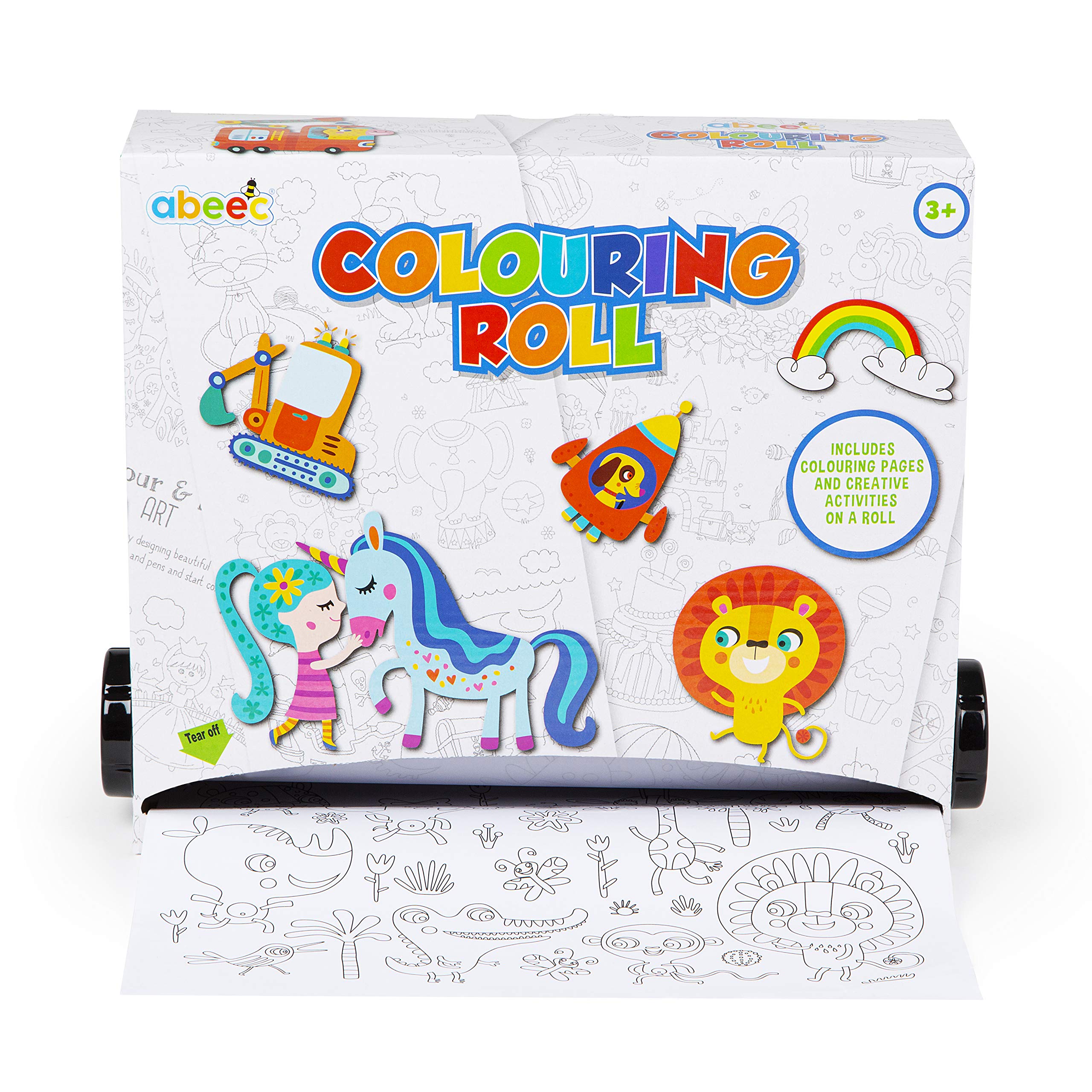 Buy abeec Colouring Roll for Kids - Paper Roll for Kids - Colouring ...