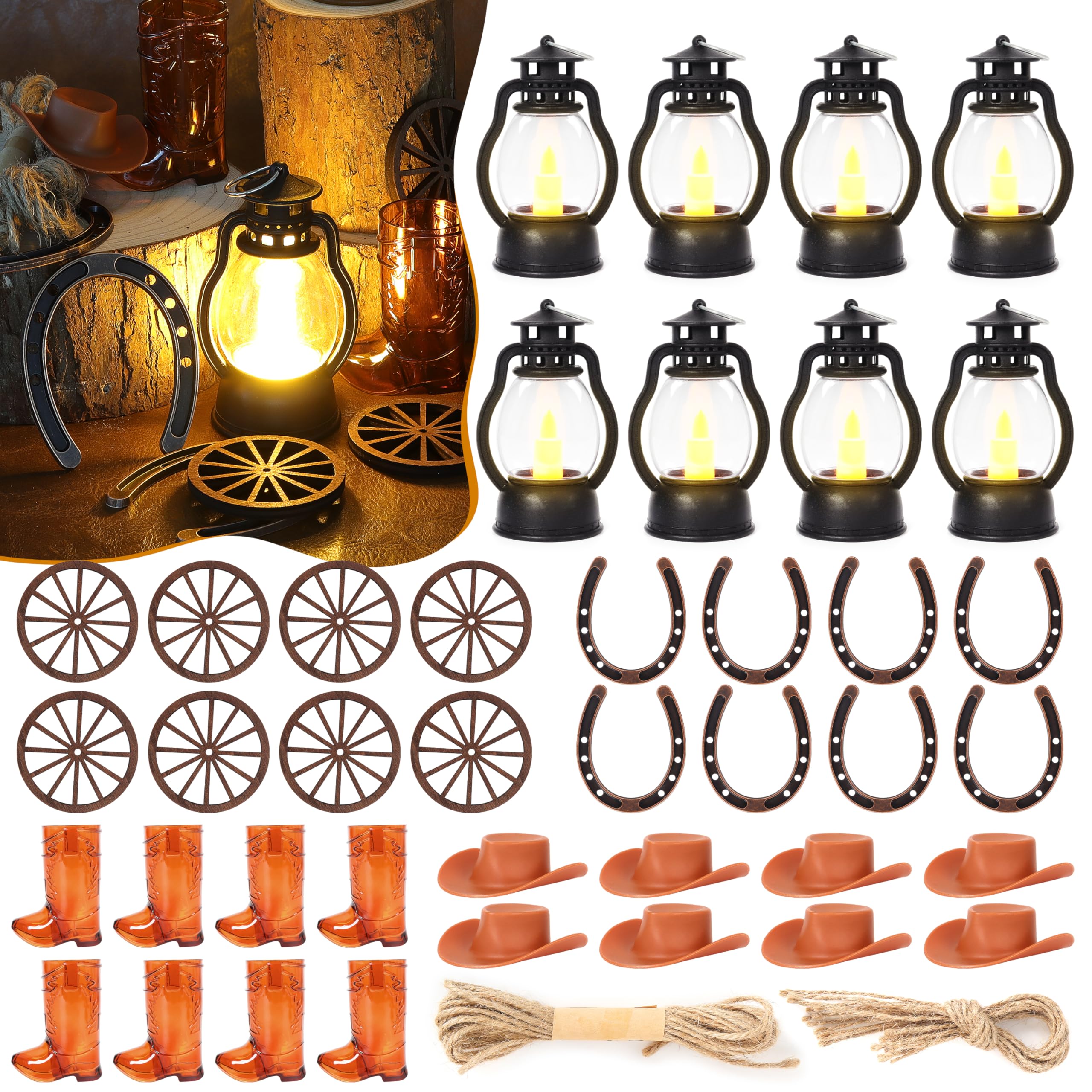 Decorate Cowboy Themed Table