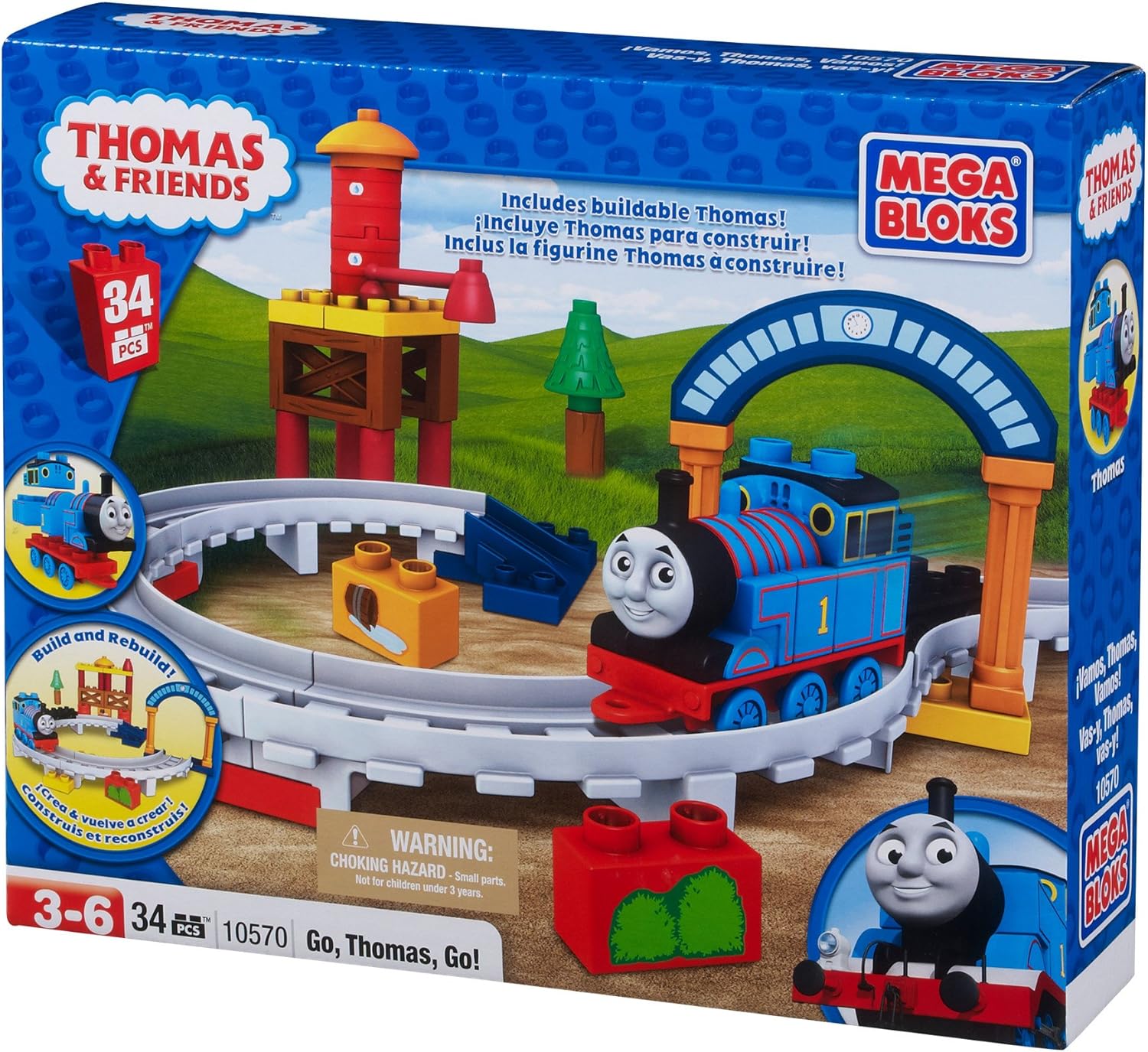 Amazon.com: Mega Bloks Thomas The Train Go Thomas Go! : Toys & Games